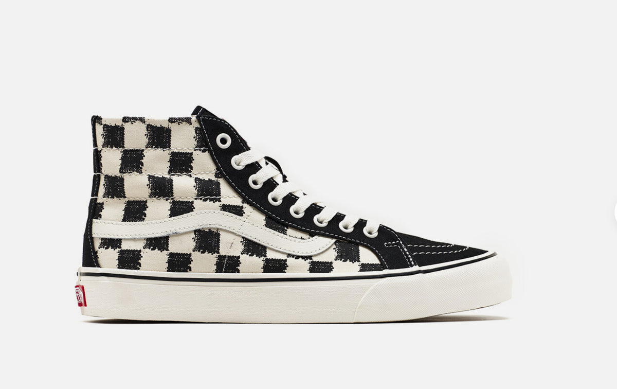 SK8-HI 38 DECON VR3 SF DIY CHECKERBOARD MARSHMALLOW/BLACK – Salt Air Surf