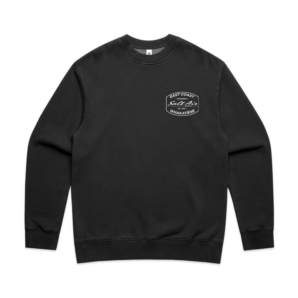 Salt Air - East Coast Crew - Faded Black – Salt Air Surf