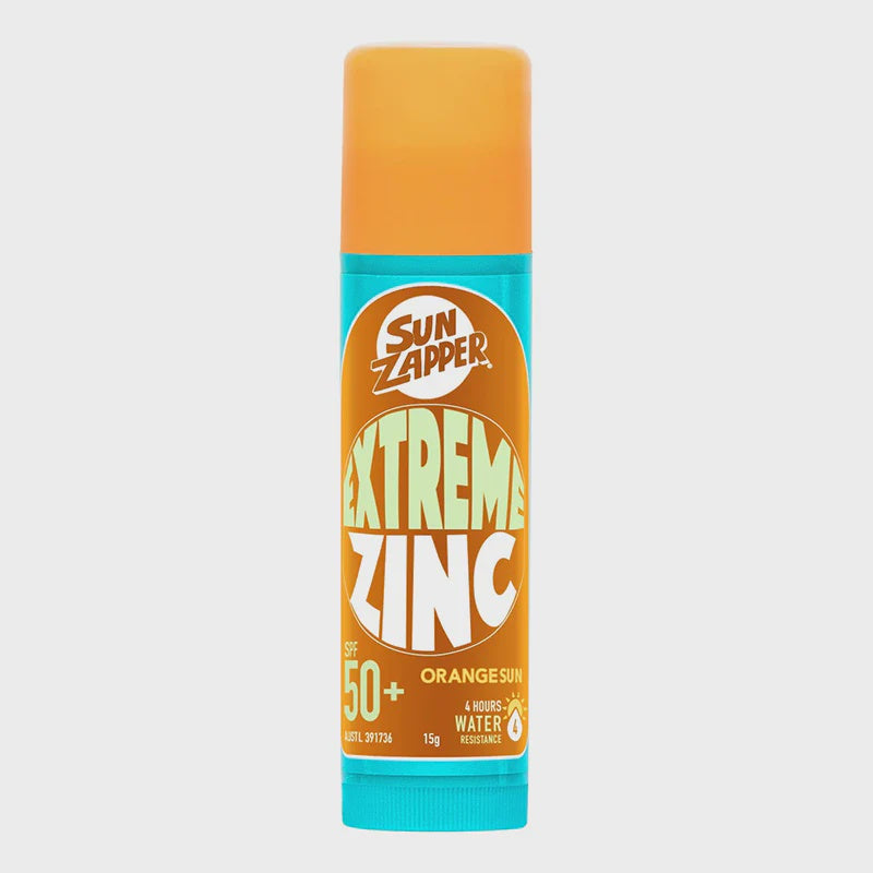 Sun Zapper Extreme Orange Zinc Stick SPF50+ Sunscreen – Salt Air Surf